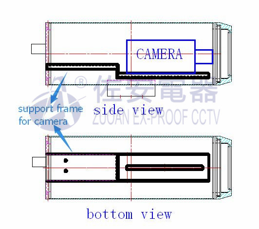 ZAS702B Stainless Steel Camera Housing for Surveillance Cameras